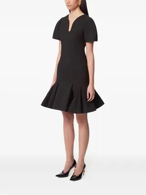 Nina Ricci Peplum Woolen Dress
