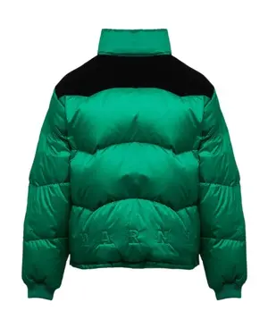 Marni Ripstop Down Jacket With Velvet Inlays