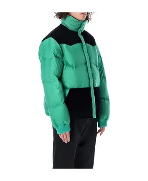 Marni Ripstop Down Jacket With Velvet Inlays