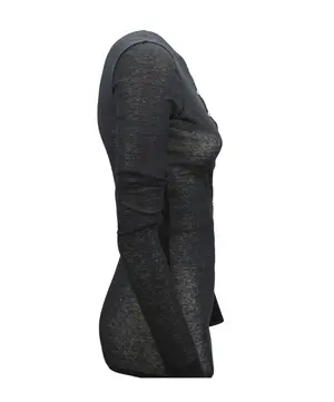 Soeur Long-sleeved T-shirt With Button-down Front
