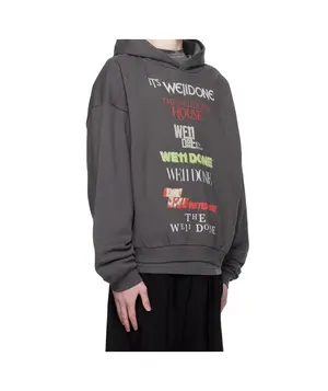 We11Done Graphic Hooded Sweatshirt