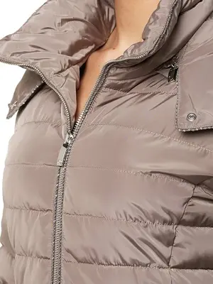 Emporio Armani Hooded Down Jacket - Nude