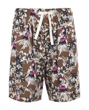 Palm Angels Belted Shorts For Men