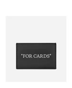 Off-White Quote Leather Cardholder