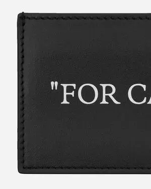 Off-White Quote Leather Cardholder