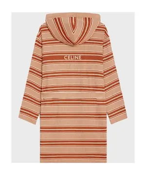 Celine Striped Tweed Robe