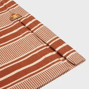Celine Striped Tweed Robe
