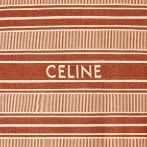 Celine Striped Tweed Robe