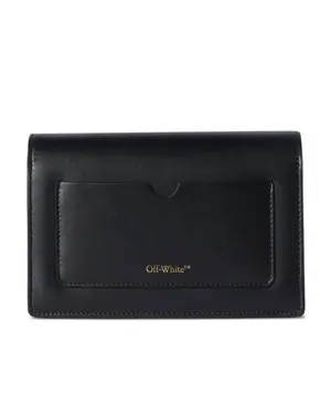 Off-White Arrows Motif Foldover Top Shoulder Bag