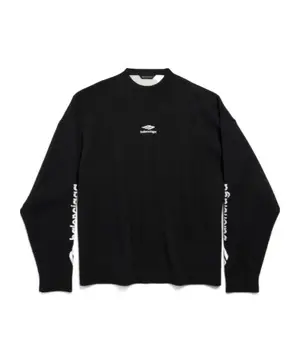 Balenciaga 3b Sports Icon Ski Crewneck - Black/white