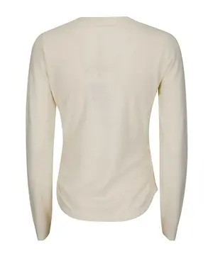 Baum Und Pferdgarten Caitlin Fine Knit Crew Neck Top - Nude
