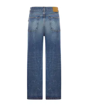 HAIKURE Five-pocket Whiskered Jeans