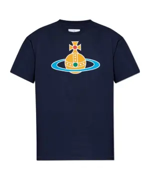 VIVIENNE WESTWOOD Logo Print Crewneck T-shirt