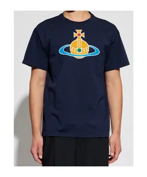 VIVIENNE WESTWOOD Logo Print Crewneck T-shirt