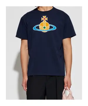 VIVIENNE WESTWOOD Logo Print Crewneck T-shirt