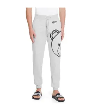 Moschino Logo Details Sweatpants - White