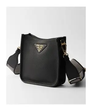 Prada Logo Plaque Crossbody Bag