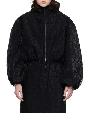 Cecilie Bahnsen Felicia Floral Cropped Coat