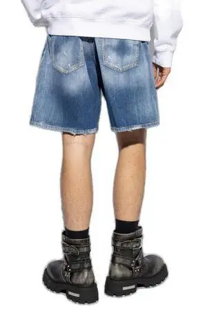 Dsquared2 Denim Shorts - White
