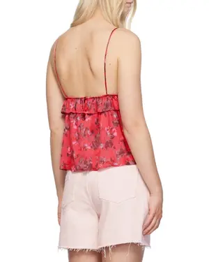 GANNI Floral Print Camisole Top