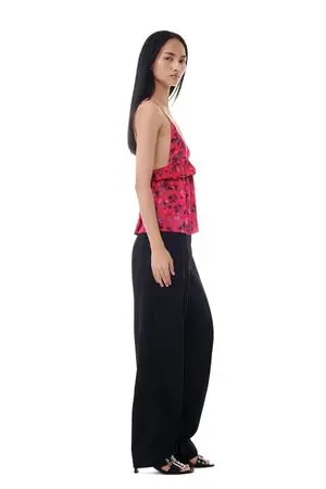 GANNI Floral Print Camisole Top