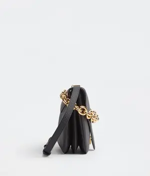 Bottega Veneta Mount Small Envelope Shoulder Bag - Black