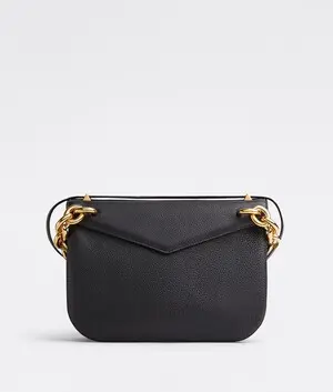 Bottega Veneta Mount Small Envelope Shoulder Bag - Black