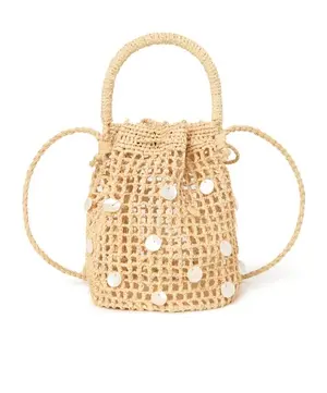 Alanui Precious Moments Satchel Bag - Natural