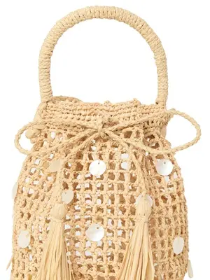 Alanui Precious Moments Satchel Bag - Natural