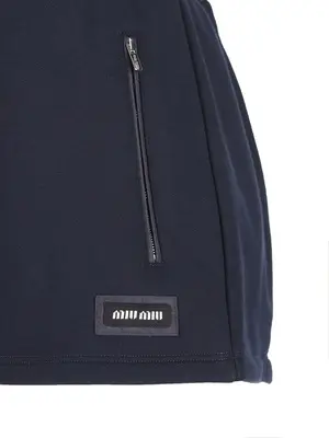 Miu Miu Drawstring Mini Skirt