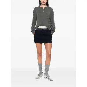 Miu Miu Drawstring Mini Skirt
