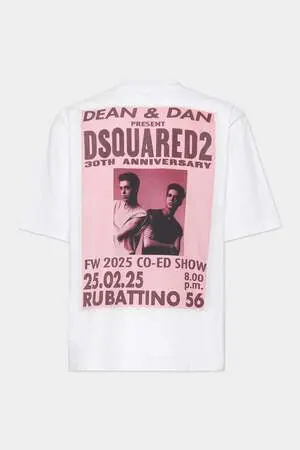 Dsquared2 Graphic Printed Crewneck T-shirt