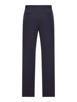 Prada Pleated Tailored Trousers - Blue