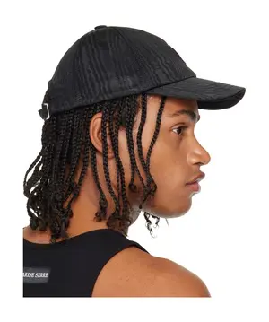 MARINE SERRE Embroidered Moon Baseball Cap