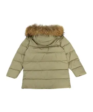 C.P. COMPANY Hooded Down Jacket With Fur Trim
