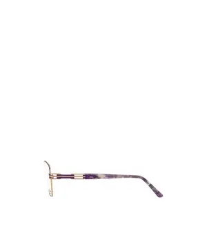 Cazal Geometric Titanium Eyeglasses