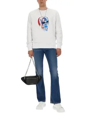 Alexander McQueen Skull Printed Crewneck Sweatshirt