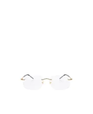 Montblanc Frameless Eyeglasses - White