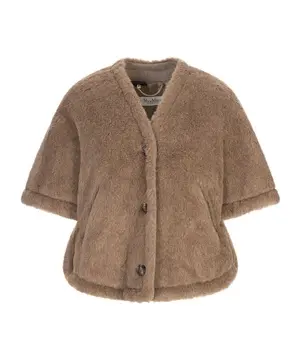 Max Mara Button-up Short-sleeved Coat
