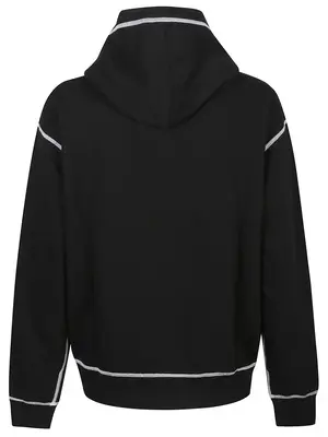 Dolce & Gabbana Logo Embroidered Long Sleeve Hoodie
