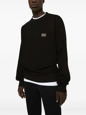 Dolce & Gabbana Logo Embroidered Long Sleeve Hoodie