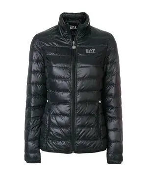 EA7 Padded Zip-up Jacket With Logo