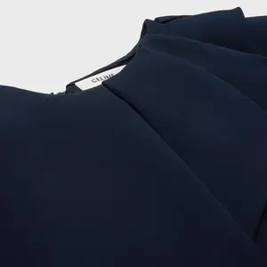 Celine Viscose Cady Cape Dress