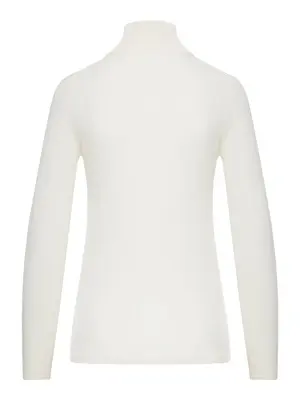 Max Mara Meana Turtleneck Knitted Jumper - White