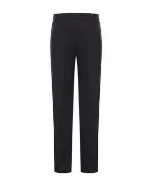 Max Mara Mid-rise Wool Suit Trousers - Black