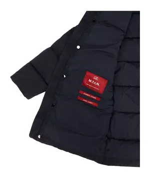 C.P. COMPANY Fur-collar Zip-up Down Jacket