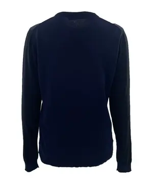 Sportmax Long Sleeve Round Neck Sweater With Floral Pattern