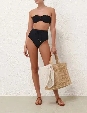Zimmermann Halliday Embroidered Bra
