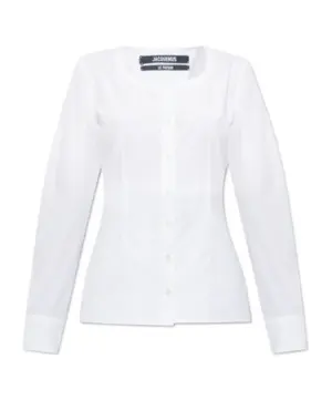 Jacquemus Button-front Long-sleeve Blouse