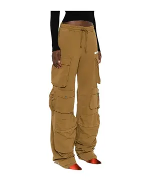 Attico Cargo Drawstring Trousers